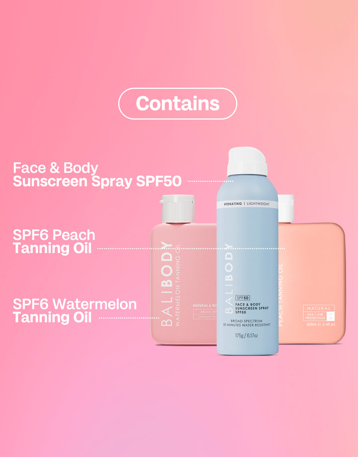 Suncare - Sunscreen, Tanning Oils & More - Bali Body – Bali Body AU